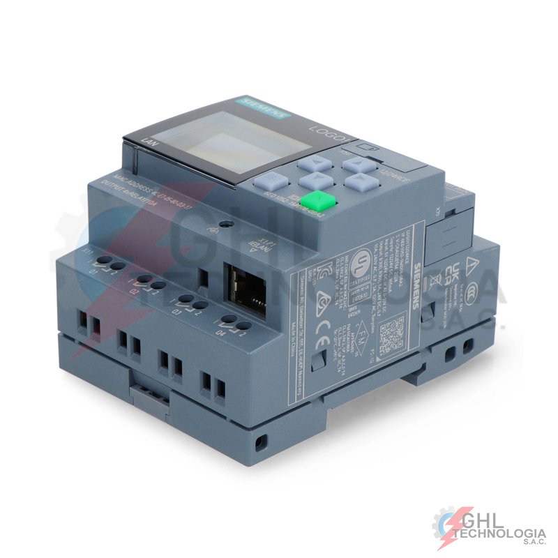 LOGO! 12 / 24 V / SIEMENS / 6ED1052-1MD08-0BA2 - GHL Technologia