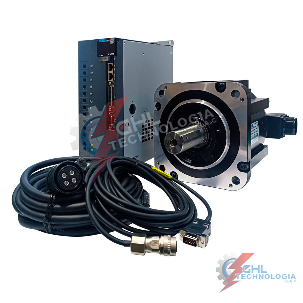 KIT SERVOMECANISMO SINEE 380VAC 28.4Nm 4.4KW 1500RPM - GHL Technologia